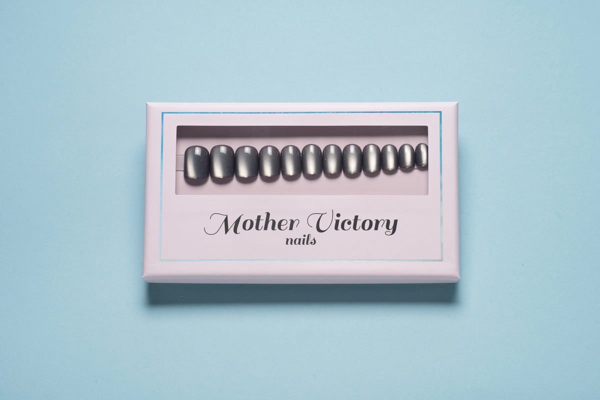 Holographic Ash Nails – Mother Victory Nails